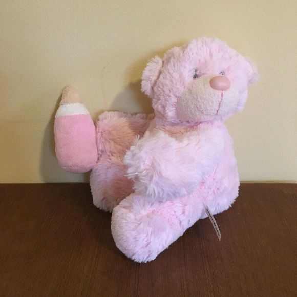 People Pals | Toys | People Pals Pink Teddy Bear With Bottle Plush | Poshmark